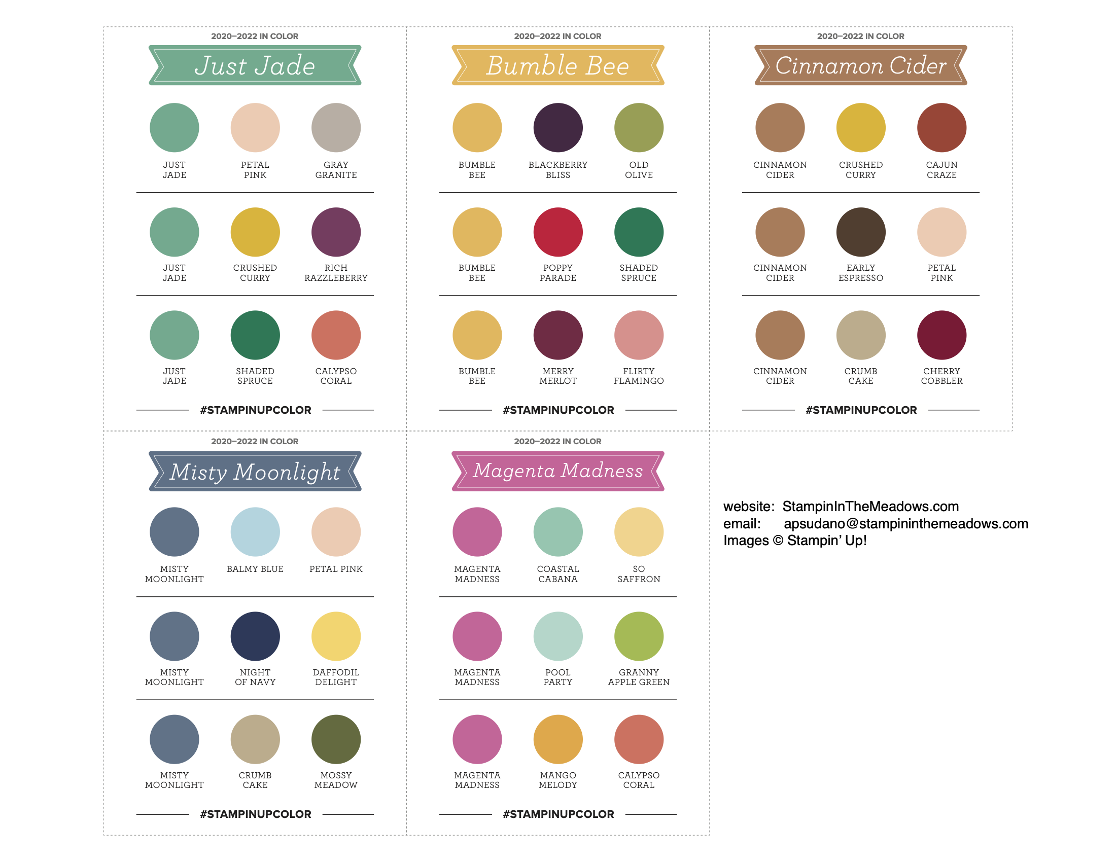 Stampin’ Up! Color Coach – Stampin' in the Meadows