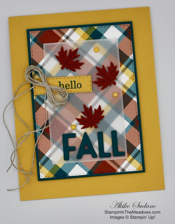 Stampin’ Up! Beautiful Autumn Hello Fall Card – Stampin' in the Meadows