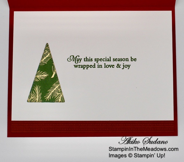 Stampin’ Up! Stitched Triangles Merry Christmas Card – Stampin' in the ...