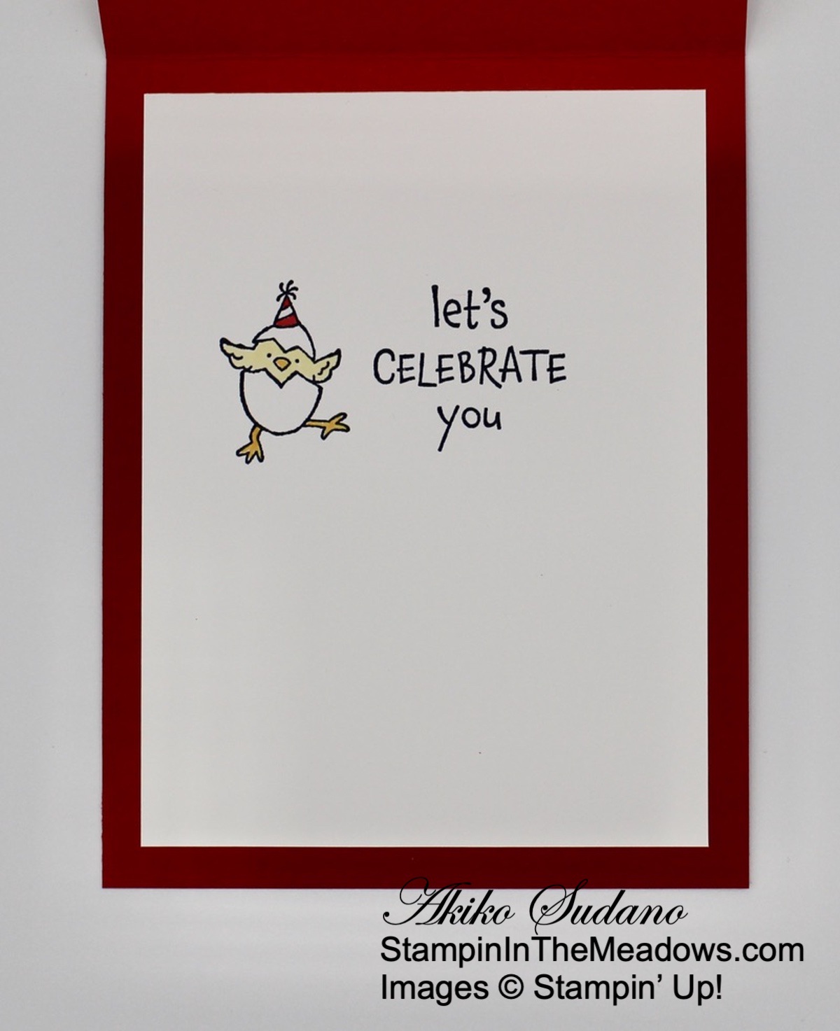Stampin’ Up! Hey Birthday Chick Card – Stampin' in the Meadows