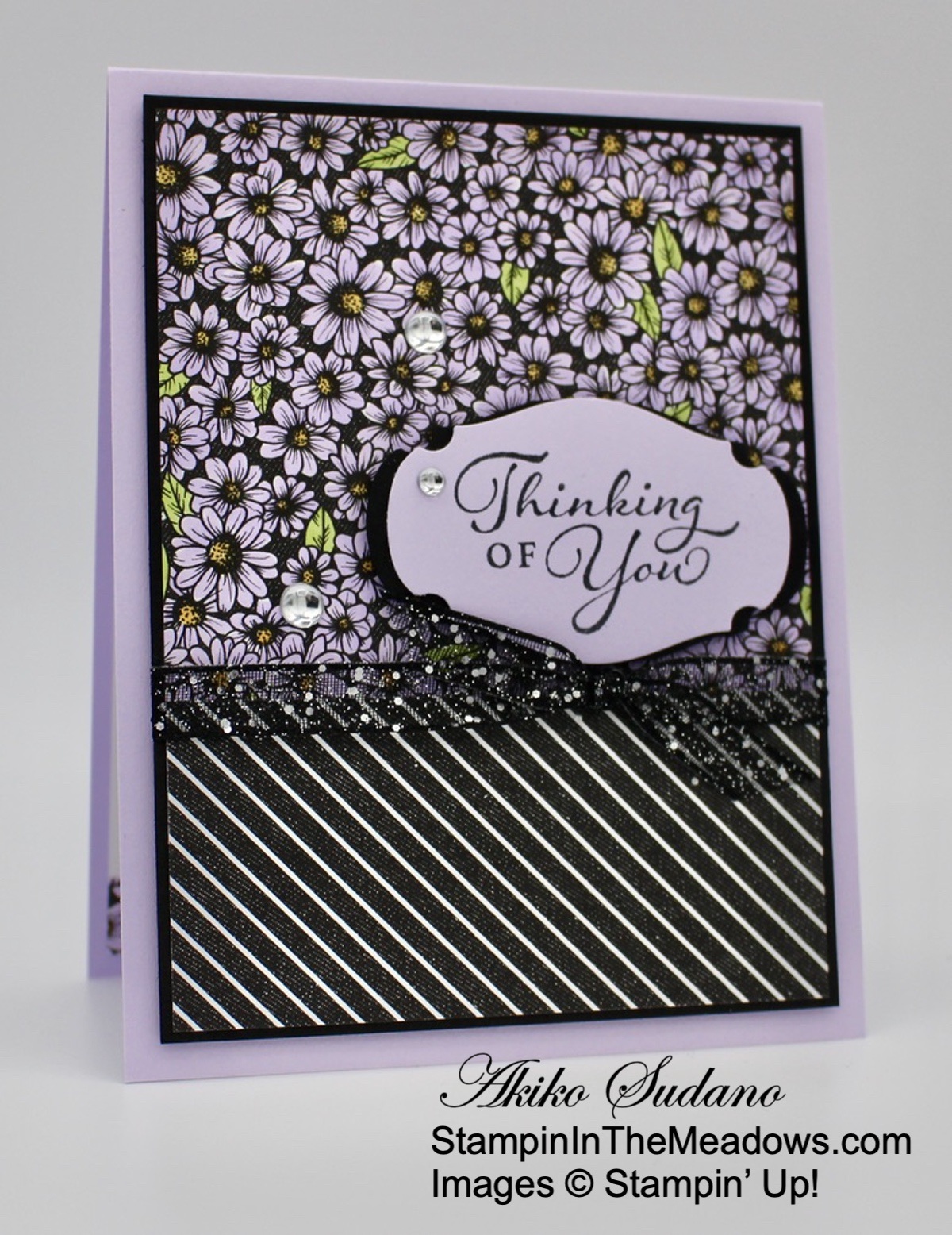 Stampin’ Up! Happy Thoughts Thinking of You Card – Stampin' in the Meadows