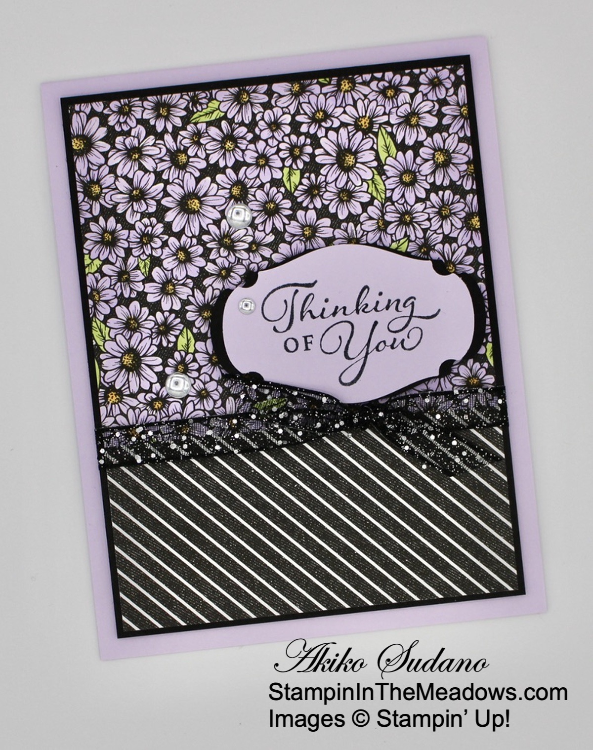 Stampin’ Up! Happy Thoughts Thinking of You Card – Stampin' in the Meadows