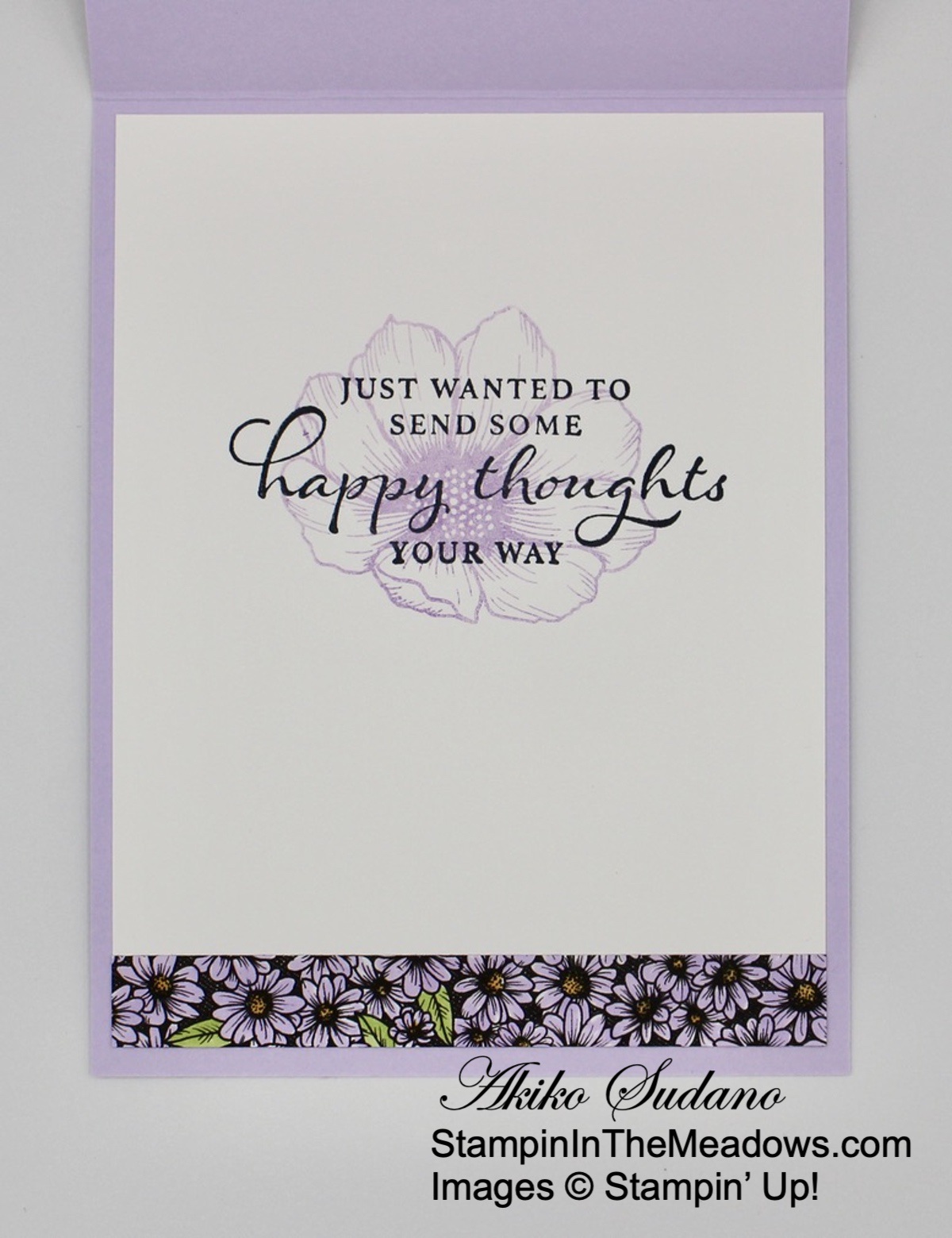 Stampin’ Up! Happy Thoughts Thinking of You Card – Stampin' in the Meadows
