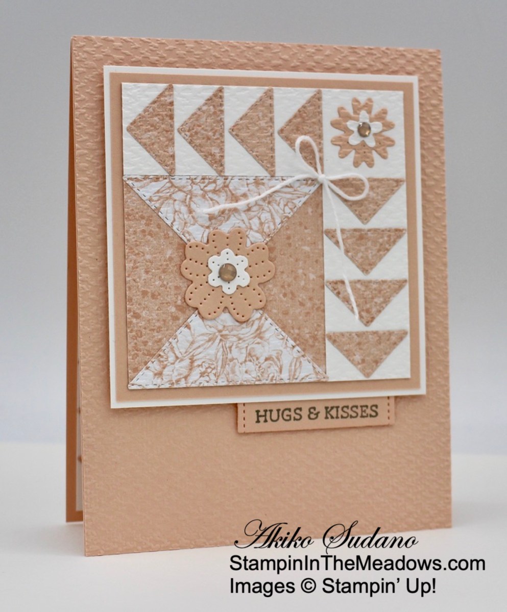Stampin’ Up! Oval Occasions With Triangles Quilt Card – Stampin' in the ...