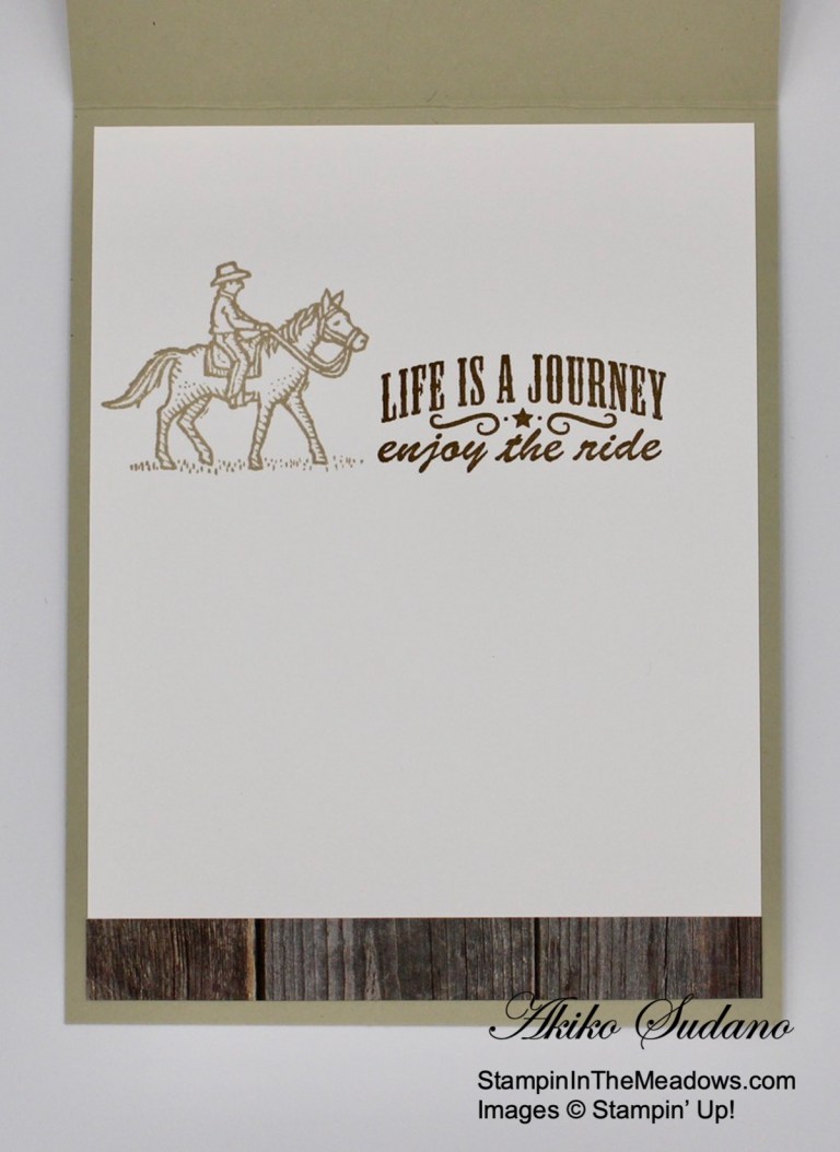 Stampin’ Up! Ride the Range Birthday Card – Stampin' in the Meadows