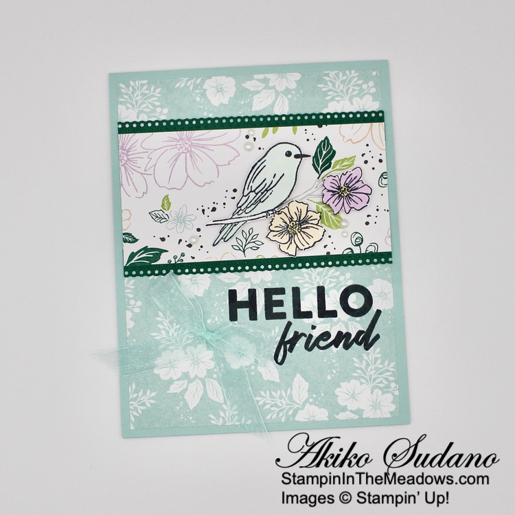 Stampin’ Up! Friendly Hello Sneak Peek – Stampin' in the Meadows