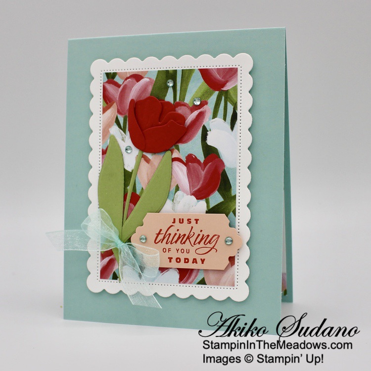 Stampin’ Up! Flowering Tulips Card with Video Tutorial – Stampin' in ...