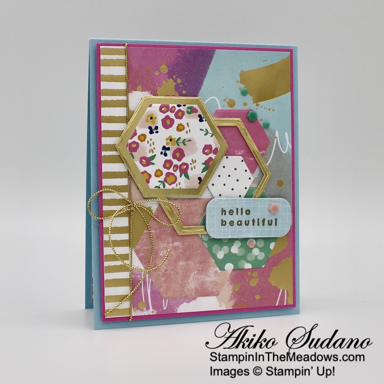 Stampin’ Up! Hello Beautiful Card – Stampin' in the Meadows