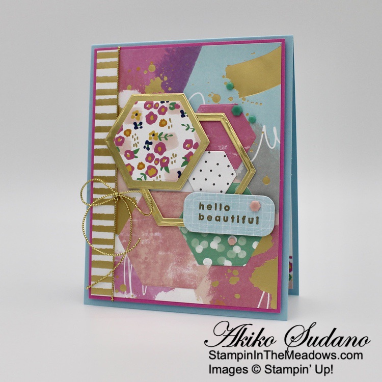 Stampin’ Up! Hello Beautiful Card – Stampin' in the Meadows