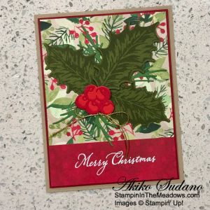 Stampin’ Up! Leaves of Holly for the Happy Inkin’ Thursday Blog Hop ...