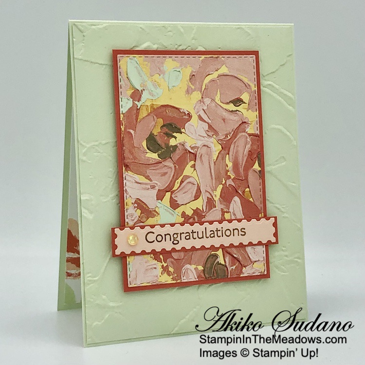 Stampin’ Up! Art Gallery Congratulations Card – Stampin' in the Meadows