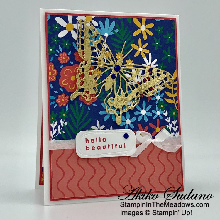 Stampin’ Up! Hello Beautiful Celebrate Card – Stampin' in the Meadows