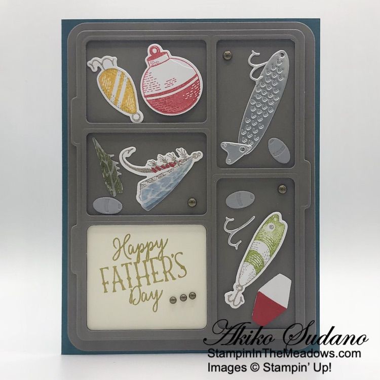 Stampin’ Up! Gone Fishing Father’s Day Card – Stampin' in the Meadows