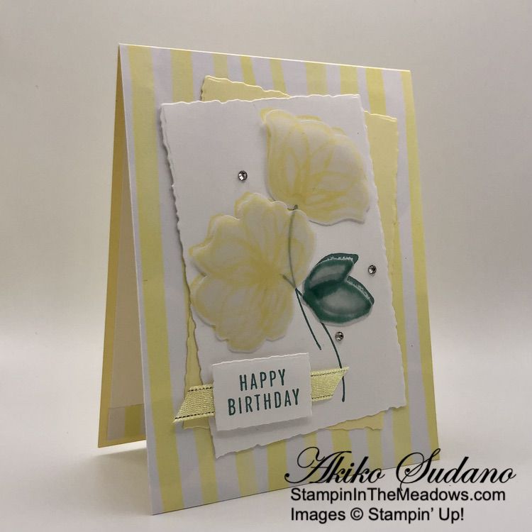Stampin’ Up! Translucent Florals Sneak Peek with Video Tutorial ...