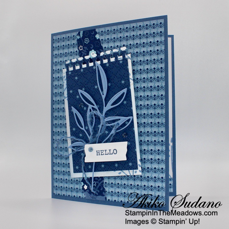 Stampin’ Up! Gorgeously Made Hello Card – Stampin' in the Meadows
