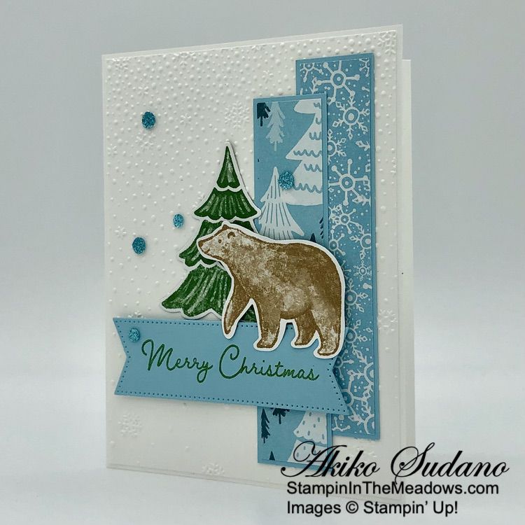 Stampin’ Up! Beary Cute Christmas Card – Stampin' in the Meadows