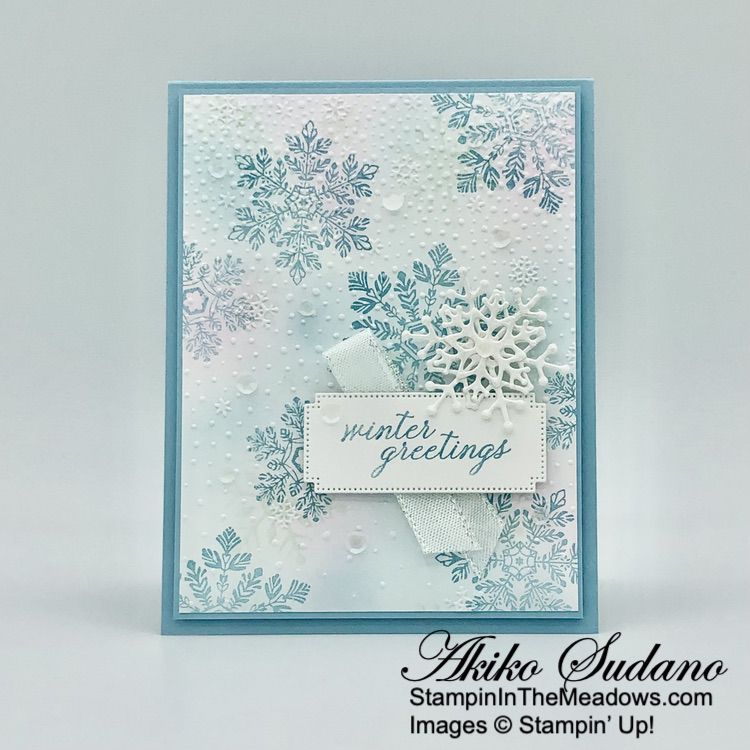 Stampin’ Up! Sparkling Snowflakes for the Happy Inkin’ Thursday Blog ...