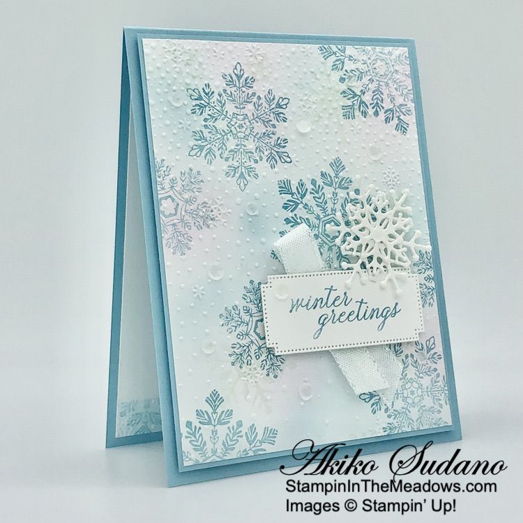 Stampin’ Up! Sparkling Snowflakes for the Happy Inkin’ Thursday Blog ...