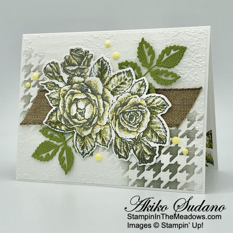 Stampin’ Up! Stippled Roses Sneak Peek – Stampin' in the Meadows