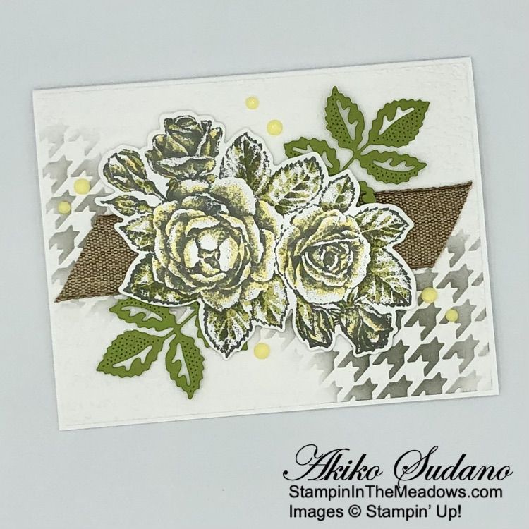 Stampin’ Up! Stippled Roses Sneak Peek – Stampin' in the Meadows