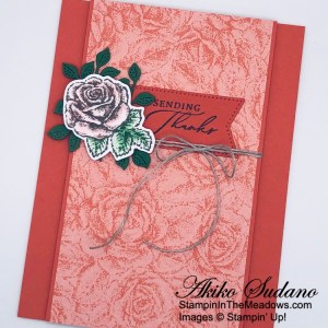 Stampin’ Up! Stippled Roses Thank You Card – Stampin' in the Meadows