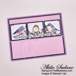 Stampin’ Up! Wonderful Thoughts Card – Stampin' in the Meadows