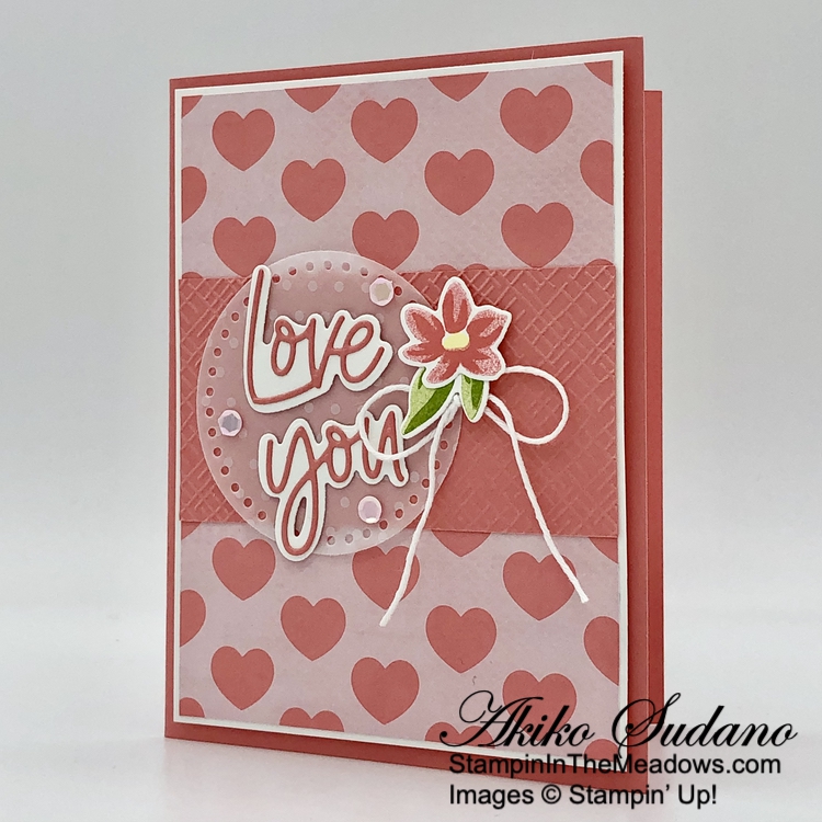 Stampin’ Up! Love For You Valentine’s Day Card – Stampin' in the Meadows