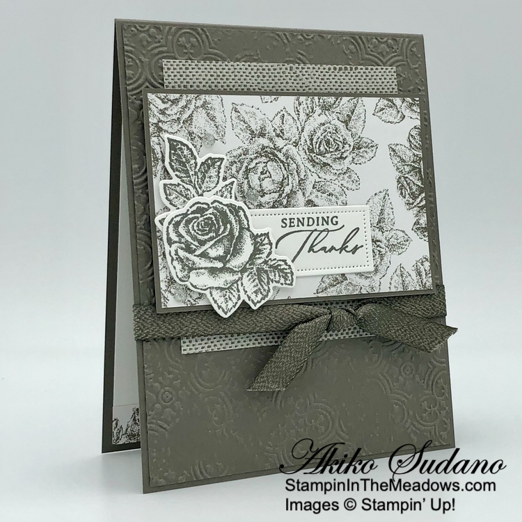 Stampin’ Up! Stippled Roses for the Happy Inkin’ Thursday Blog Hop ...