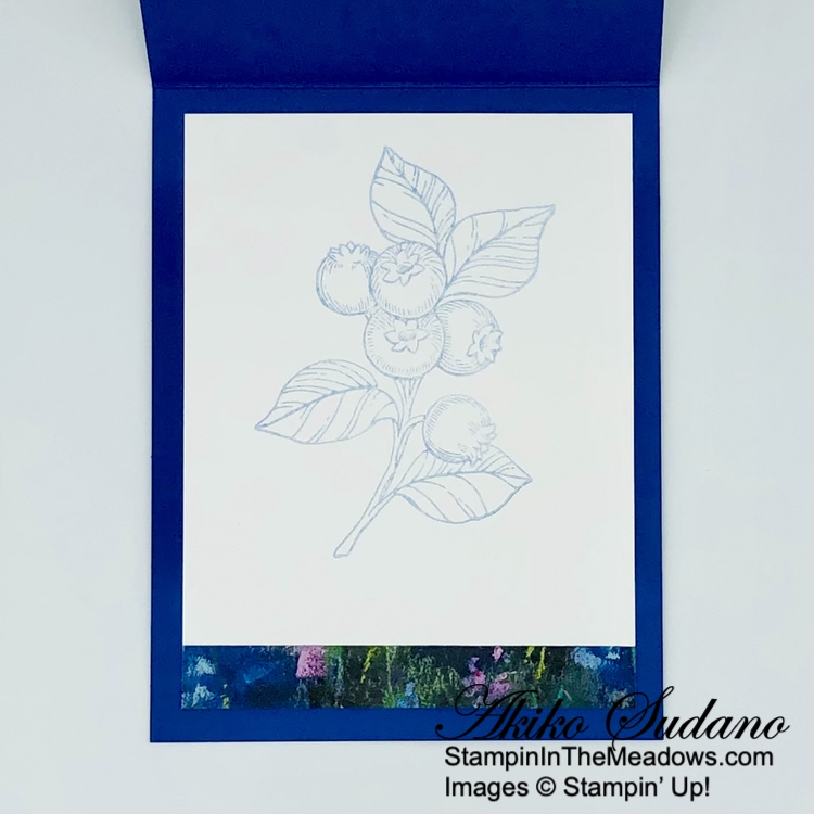 Stampin’ Up! Blueberry Bunches Card – Stampin' in the Meadows