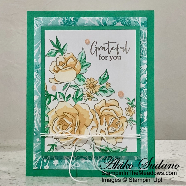 Stampin’ Up! Layers of Beauty Grateful Card – Stampin' in the Meadows