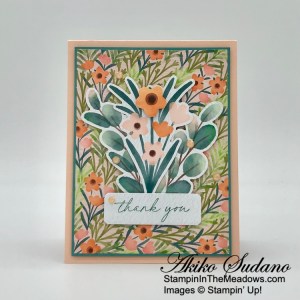 Stampin’ Up! Frames & Flowers Thank You Card – Stampin' in the Meadows