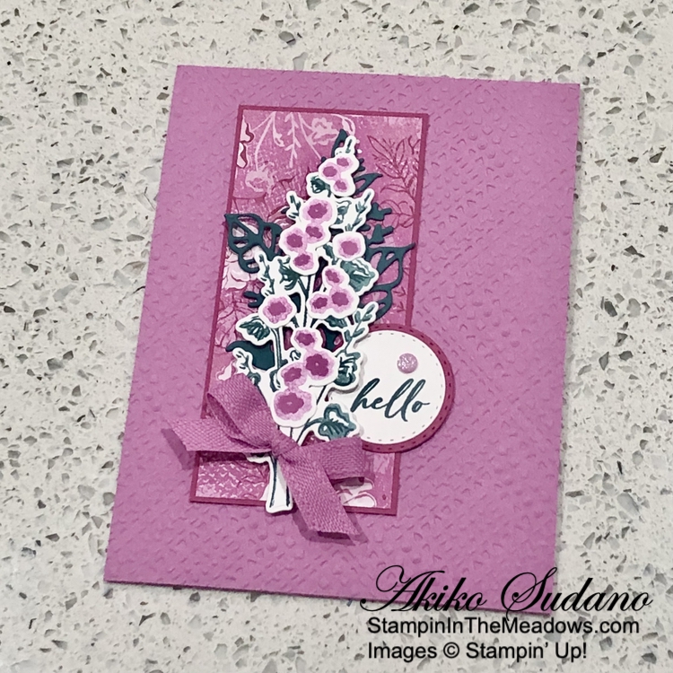 Stampin’ Up! Flowers of Beauty Hello Card – Stampin' in the Meadows