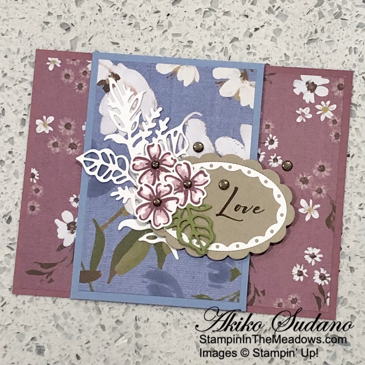 Stampin’ Up! Flowers of Beauty Love Card – Stampin' in the Meadows