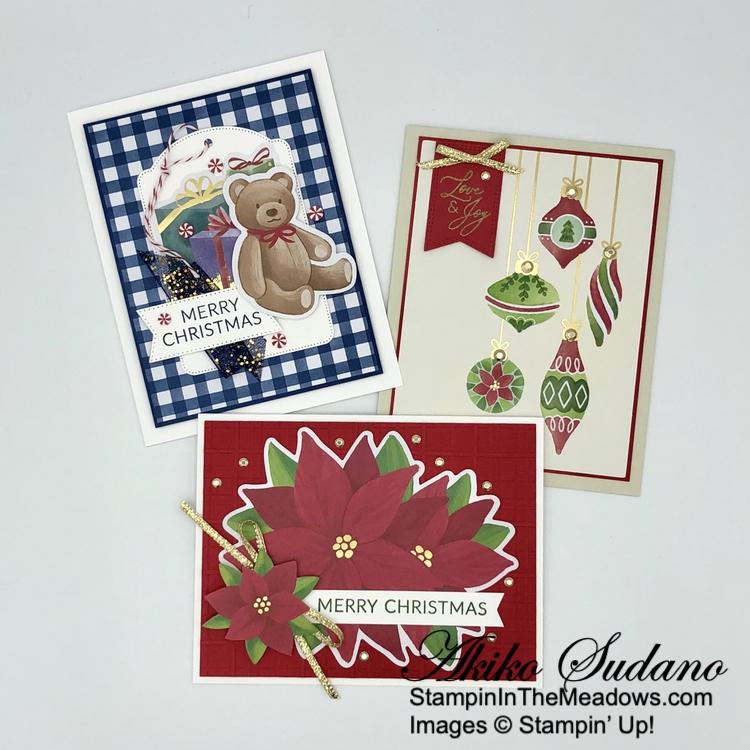 Stampin’ Up! A Little Bit Festive Christmas Cards – Stampin' in the Meadows