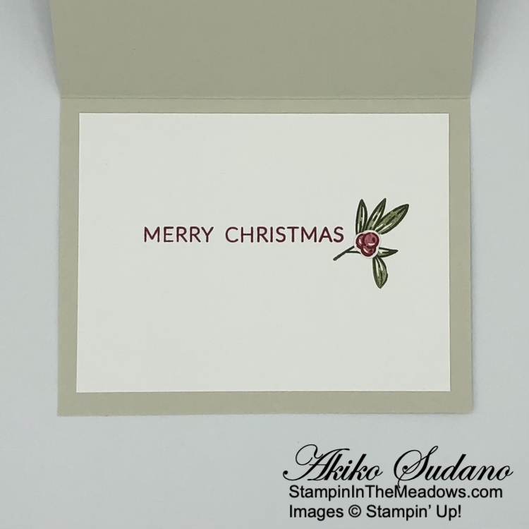 Stampin’ Up! Iconic Imagery Christmas Card – Stampin' in the Meadows