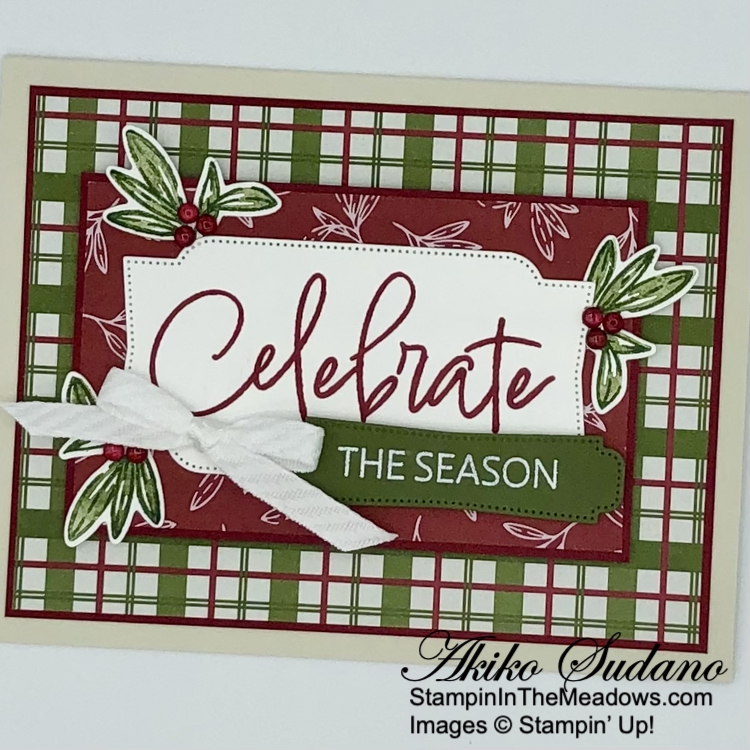 Stampin’ Up! Iconic Imagery Christmas Card – Stampin' in the Meadows