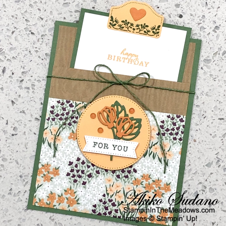 Stampin’ Up! Keeping Tabs Pocket Birthday Card – Stampin' in the Meadows