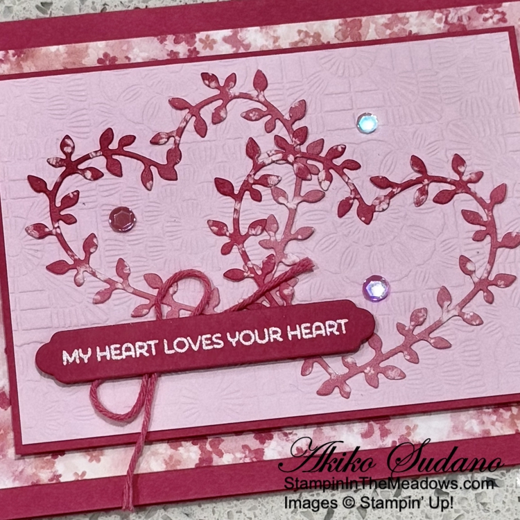 Stampin’ Up! Heart Shaped Love You Card – Stampin' in the Meadows