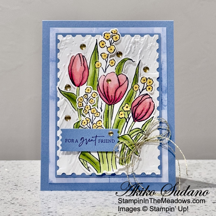 Stampin’ Up! Mixed Florals Friendship Card for the Happy Inkin ...