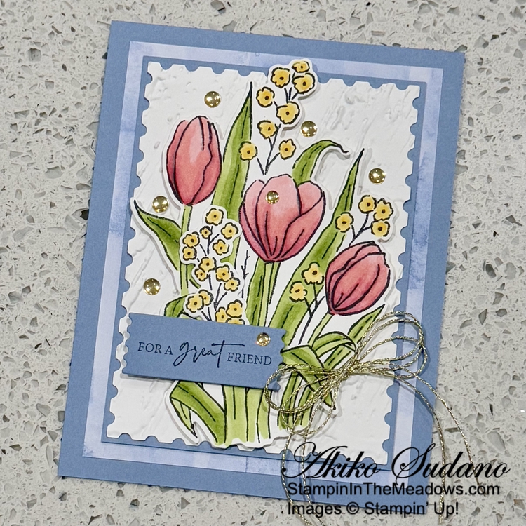 Stampin’ Up! Mixed Florals Friendship Card for the Happy Inkin ...