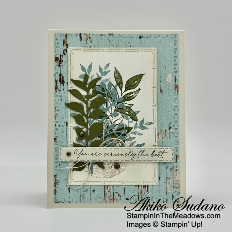Stampin’ Up! Textured Notes Card – Stampin' in the Meadows