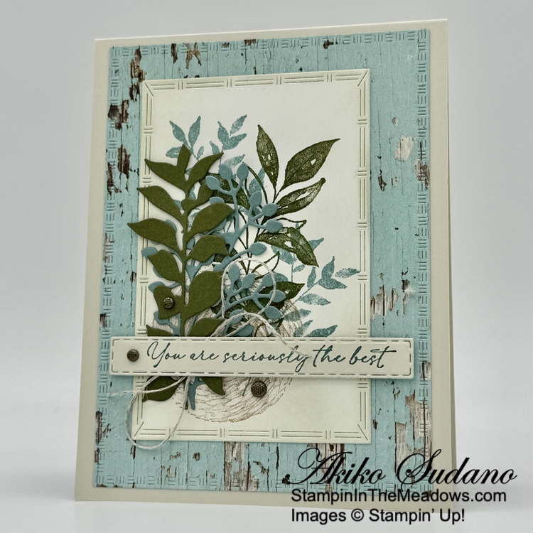 Stampin’ Up! Textured Notes Card – Stampin' in the Meadows